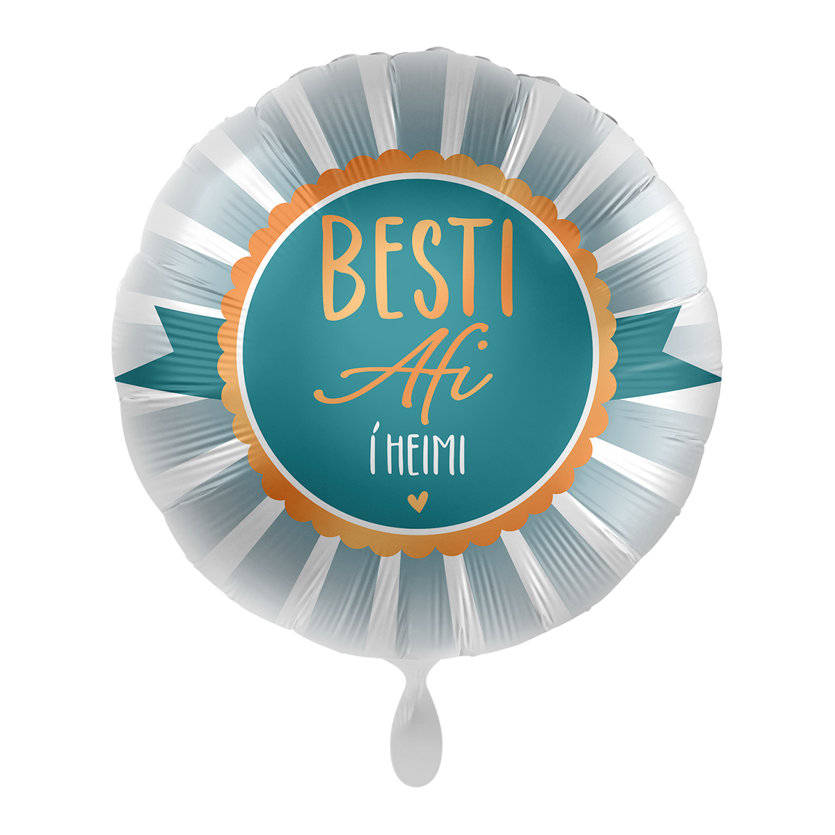 Álblaðra, Besti Afi í heimi, 43 cm – Partyland.is