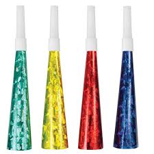 Prismatic Horns, 6 stk – Partyland.is